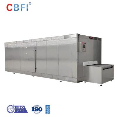 China Blast Chiller Tunnel Freezer 1000kg/h Stainless Steel Aquatic Food Freezing Equipment for sale