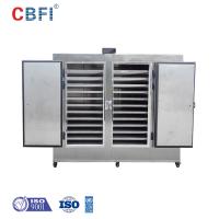 China Industrial Dual Door Shock Air Blast Freezer Vertical IQF Shrimp Freeze Equipment 100kg for sale