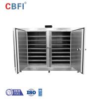 China Industrial Dual Door Shock Air Blast Freezer Vertical IQF Shrimp Freeze Equipment 100kg for sale