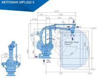 China YASKAWA MPL500 II Used Industrial Robot Arm For Pick And Place 500kg Payload for sale