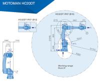 China used Industrial robot arm YASKAWA HC20DT IP67 collaborative 20kg Payload 1700mm Arm robots for sale