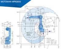 China MPX3500 Used Yaskawa Robot For Painting 15kg Payload 2700mm Arm Robots for sale