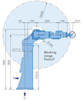 China Used Industrial Pick And Place Robot YASKAWA SDA5F 5kg Payload 845mm Arm Robots for sale