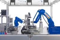 China Pick And Place Used Yaskawa Robot 0.5kg Payload 350mm Arm Robots for sale