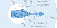 China Used 6 Axis YASKAWA GP180 Pick And Place Machine 2702mm Arm Industrial Robot for sale