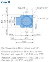 China YASKAWA GP35L Industrial Robot Arm 35kg Payload 2538mm Arm Robots for sale
