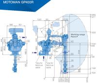 China GP400R Used Yaskawa Robot For Pick And Place 400kg Payload 3518mm Arm Robots for sale