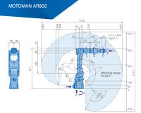 China AR900 Used Yaskawa Robot For Arc Welders 7kg Payload 927mm Arm Welding Robot for sale
