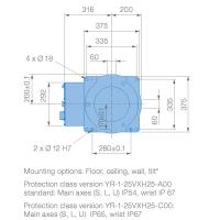 China 6 Axis YASKAWA GP25 Pick And Place Machine 25kg Payload 1730mm Arm Industrial Robot for sale