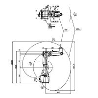 China 6 Axis Used ABB Robot Arm Hyundai HH4 Pick And Place Palletizing Robot for sale