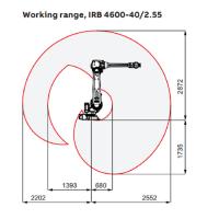 China IRB4600 CNC Painting Used Industrial Robots With IRC5 Single Cabinet 6 Axis for sale