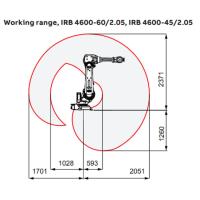China IRB4600 CNC Painting Used Industrial Robots With IRC5 Single Cabinet 6 Axis for sale