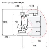 China Used Industrial Painting Robot IRB4400 6axis CNC Robot Arm Assembly for sale