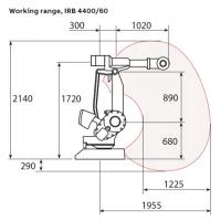 China Used Industrial Robotic Arm ABB IRB 4400 Die Spraying Robot  6 Axis Robotic Arm for sale