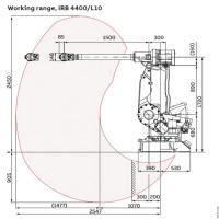 China Used Industrial Robotic Arm ABB IRB 4400 Die Spraying Robot  6 Axis Robotic Arm for sale