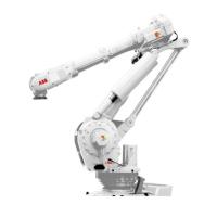 China Used industrial robotic 6 axis arm ABB IRB 6660  used as cutting robot arm for sale