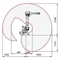 China Used ABB industrial robot material handling ABB IRB 2600ID  6 axis robotic humanoid machine for sale