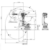 China Pick And Place COMAU Robot Arm Palletizing Robot 60 Kg Payload for sale
