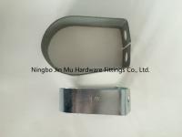 China Sprinkler Tubing Clips And Clamps , 25 mm Bandwidth Irrigation Pipe Clamps for sale