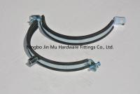 China CE ROHS M8 / M10 Nut Connect Heavy Duty  Pipe Clamps with Rubber 80 mm Diameter for sale