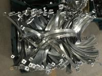 China M6 X 20 Locking Screw Pipe Repair Clamp , Electro Galvanized Stainless Pipe Clamps for sale