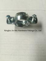 China Quick Installation Pipe Clamp Wall Mount , 20 mm Bandwidth Galvanised Pipe Clamp Fittings for sale