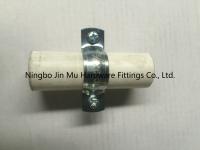 China Quick Installation Pipe Clamp Wall Mount , 20 mm Bandwidth Galvanised Pipe Clamp Fittings for sale