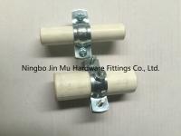 China M8 Nut Connect Stainless Steel Pipe Clamp Fasteners 20 mm Bandwidth 1.5 mm Thick for sale