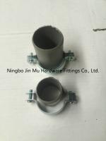 China Stainless Steel Small Pipe Clips , 20 mm Bandwidth Water Pipe Clamp Fittings for sale