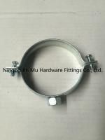 China 2 Inch / 2.5 Inch Pipe Clamp Fitting , Stainless Hose Clamps Heavy Duty Corrosion Resistance for sale