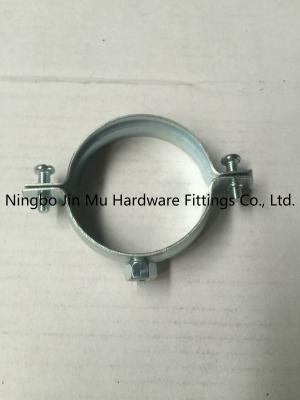 China 3 Inches Stainless Steel Pipe Clamp With M8 / M10 Nut Connection M6 x 25 Locking Screw for sale