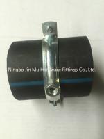 China 3 Inches Stainless Steel Pipe Clamp With M8 / M10 Nut Connection M6 x 25 Locking Screw for sale