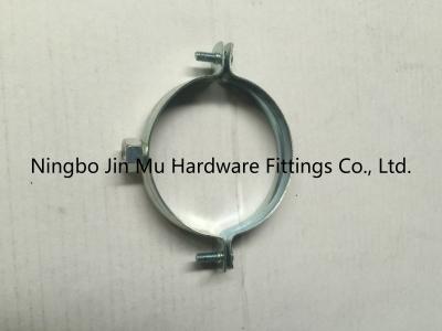 China 110 mm - 115 mm Structural Pipe Clamps , CE Steel Clamp On Framing Fittings for sale