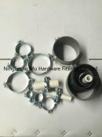 China 110 mm - 115 mm Structural Pipe Clamps , CE Steel Clamp On Framing Fittings for sale