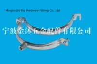 China M8 / M10  Hole Metal Tube Clamps With Electro Galvanized Surface , Bandwidth 20mm for sale