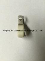 China White Rubber Small Hose Clamp With Galvanized Stainless Steel , Round Head Type for sale