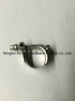 China T Bolt Hose Clamps Stainless Steel , 19 mm Bandwidth Adjustable Hose Clamp for sale