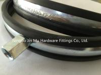 China Convenient  Installation Rubber Pipe Clamp 1- 1/2 Inch Size 20 mm / 25 mm Bandwidth for sale