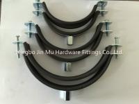 China Rubber Lined Pipe Clamps 54 mm - 58 mm Size , Building Facilities Rubber Pipe Fittings for sale