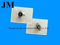 China 1 - 3/4 Inch Galvanized Rubber Pipe Clamp with M8 / M10 Nut Connect , CE / ROHS for sale