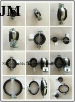 China M8 / M10 Rubber Lined Hose Clamps For Heating Pipes / Gas Distribution Pipe for sale