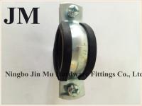 China Wall Mounted Heavy Duty Rubber Pipe Clamp For Heating Pipeline 2 Inch 59 mm - 63 mm Size for sale