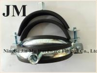 China Wall Mount Stainless Steel Pipe Supports With Rubber Lined 1 Mm - 1.5 Mm Thick for sale