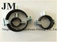 China Black EPDM Rubber Pipe Clamp For Industrial Quick Release Clamps CE / ROHS for sale