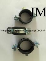China 3 / 4 Inch Galvanised Pipe Clamps , Wall Pipe Fixing Stainless Steel Pipe Clamps And Brackets for sale