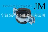 China Pipe Support Rubber Pipe Clips Stainless Steel 20 mm Bandwidth 1.5 mm Thick for sale