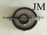 China Pipe Support Rubber Pipe Clips Stainless Steel 20 mm Bandwidth 1.5 mm Thick for sale