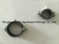 China EPDM Rubber Pipe Support Clamps for Water Pipe / Gas Tube , 47mm - 51mm Dia for sale