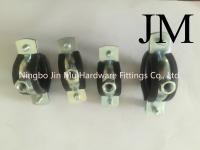 China EPDM Rubber Pipe Support Clamps for Water Pipe / Gas Tube , 47mm - 51mm Dia for sale