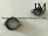 China EPDM Rubber Pipe Support Clamps for Water Pipe / Gas Tube , 47mm - 51mm Dia for sale